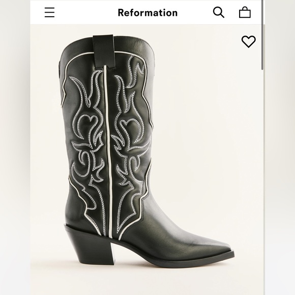 Reformation | Shoes | Reformation Olive Western Boot | Poshmark